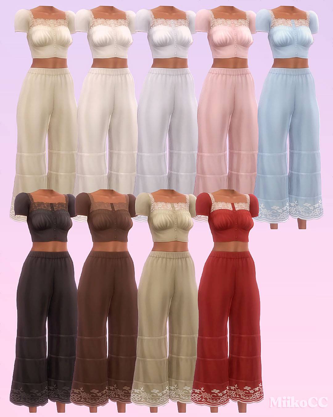 Vintage Mornings clothing set - The Sims 4 Create a Sim - CurseForge