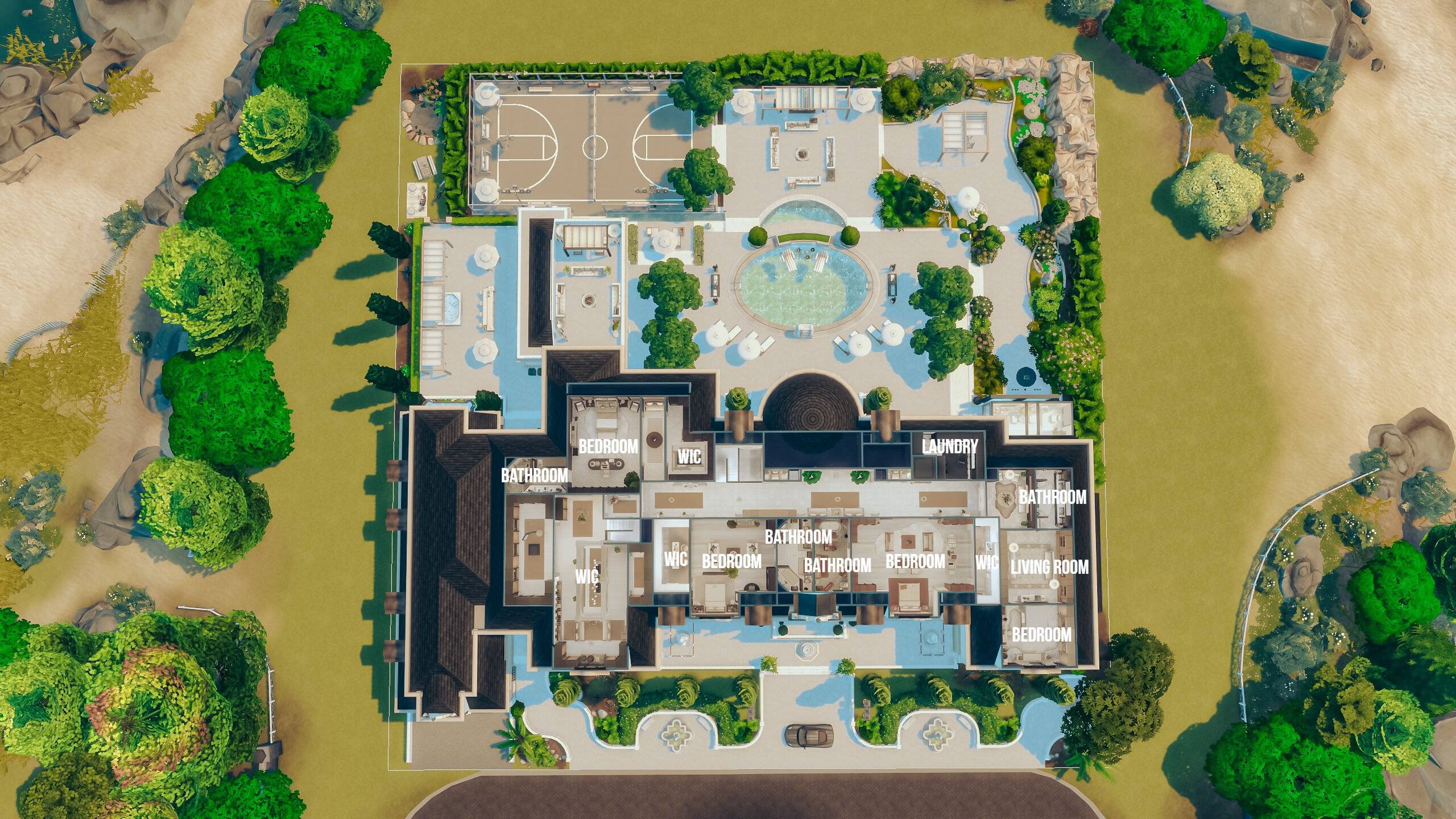 Huge Family Manor - Gallery - The Sims 4 Rooms / Lots - CurseForge