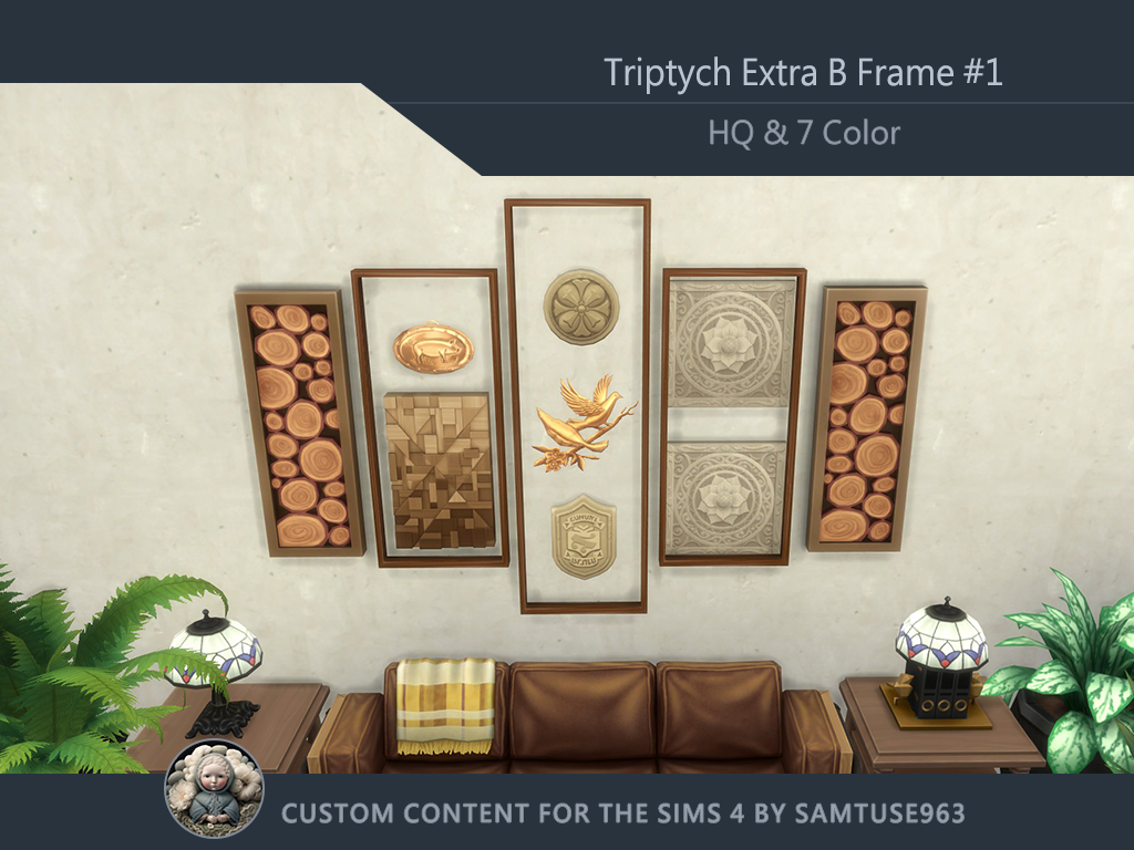 HQ Triptych Extra B Frame #1 Samtuse963 - The Sims 4 Build / Buy - CurseForge