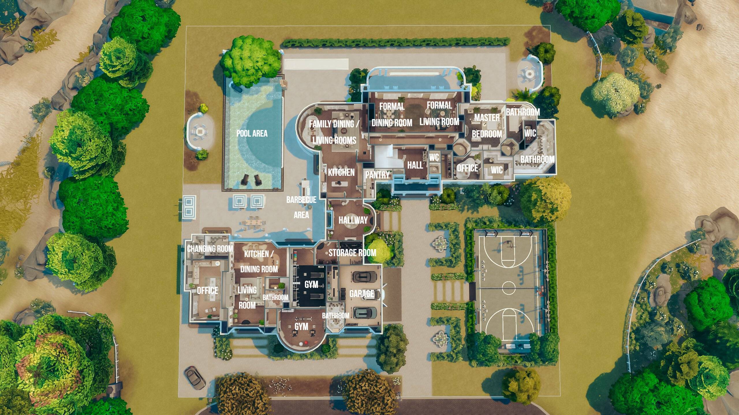 Coastal Family Manor - Gallery - The Sims 4 Rooms / Lots - CurseForge