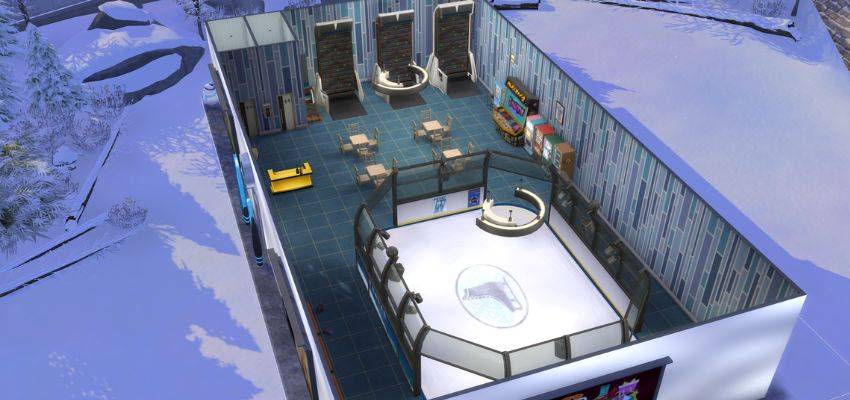 Ice skating hall - Gallery - The Sims 4 Rooms / Lots - CurseForge