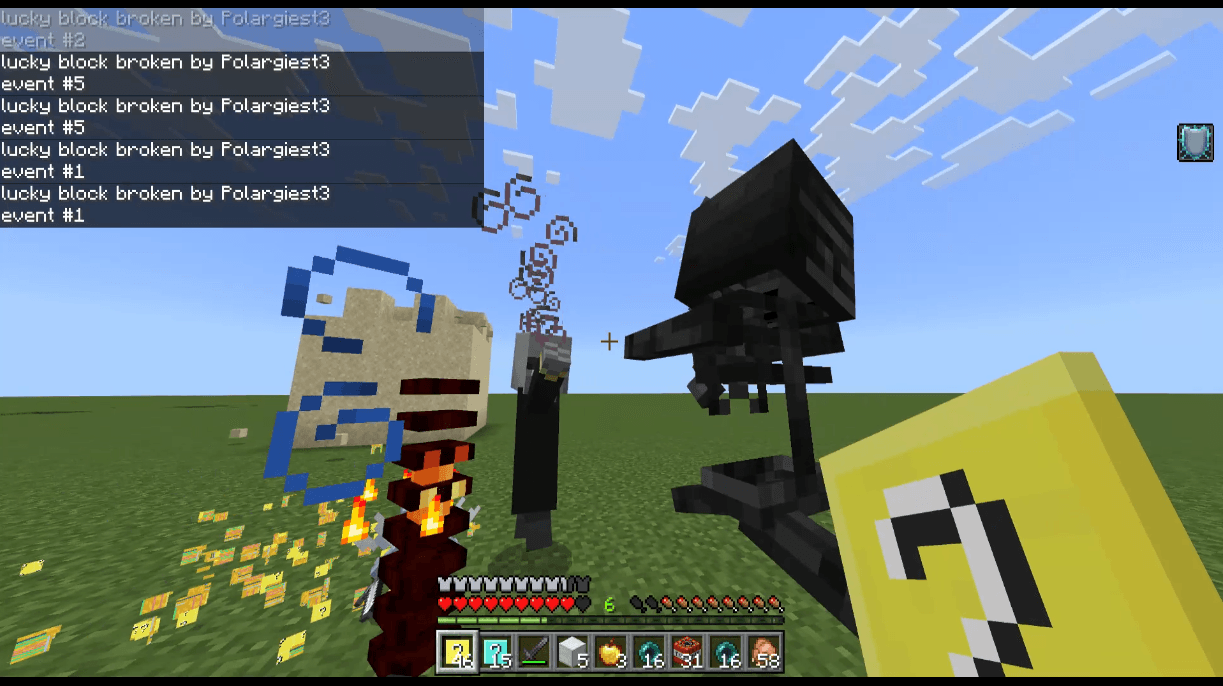 Unlucky Blocks - Gallery - Minecraft Bedrock Addons - CurseForge