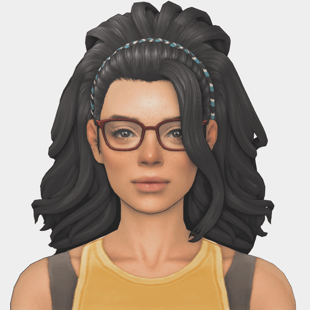 Nico Hair & Accessory - The Sims 4 Create a Sim - CurseForge