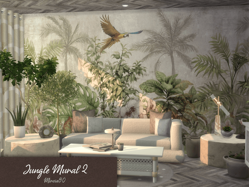 Jungle Mural #2 - Gallery - The Sims 4 Build / Buy - CurseForge