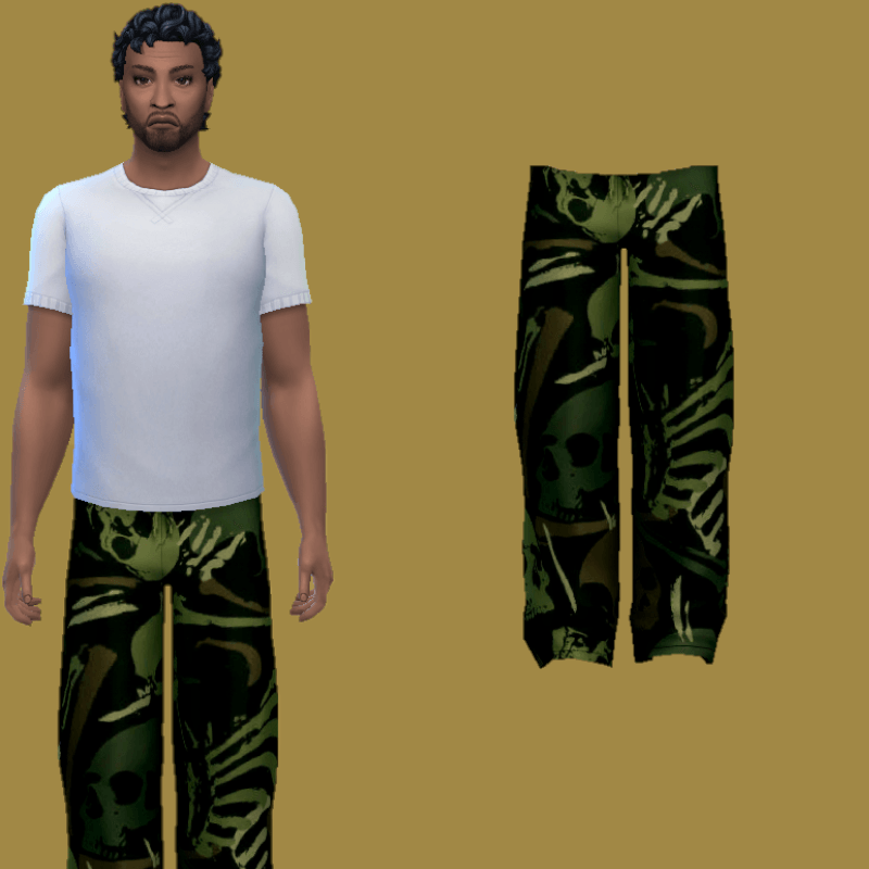 Skull Pants - Gallery - The Sims 4 Create a Sim - CurseForge