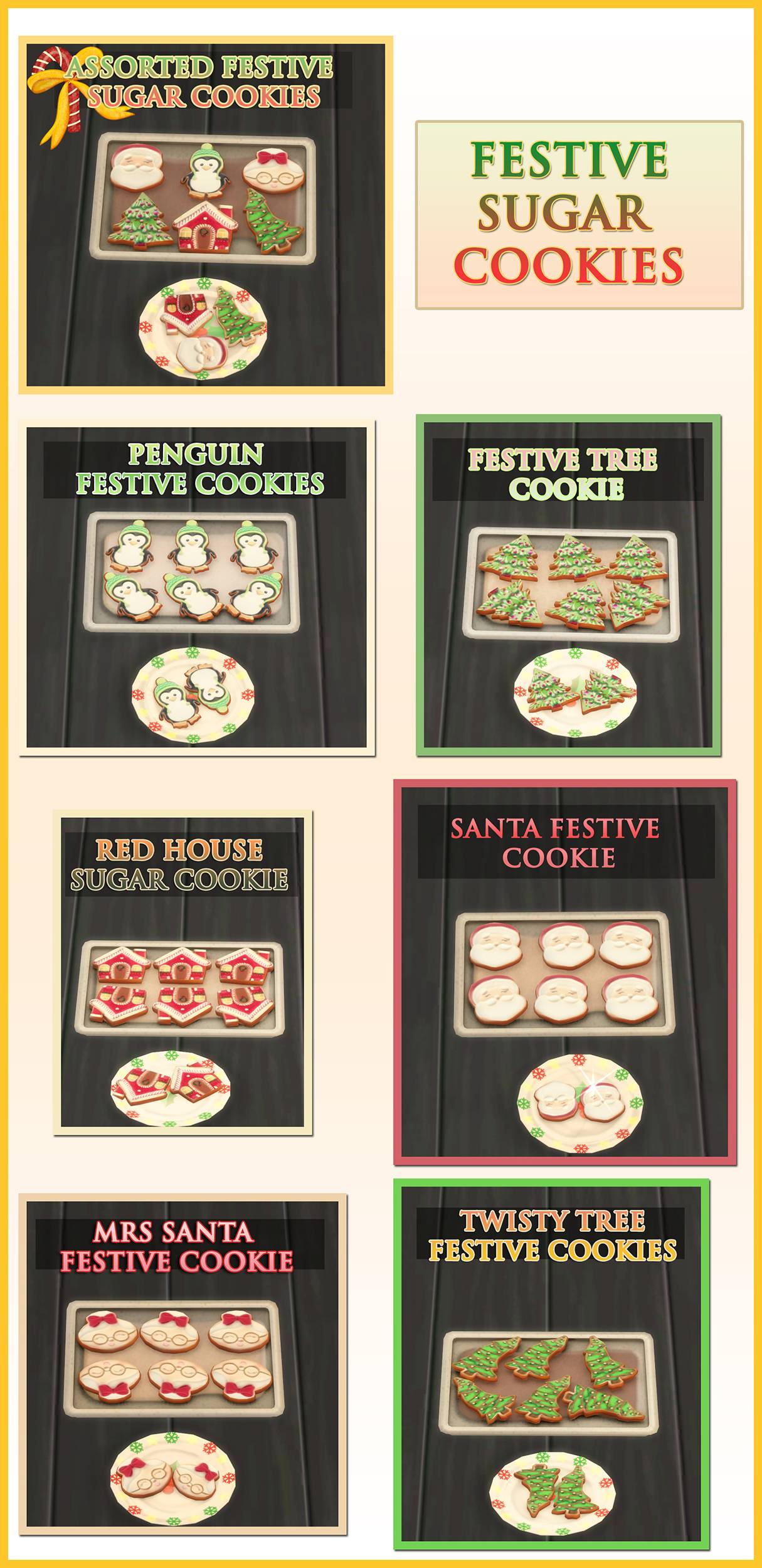 Festive Sugar cookie Set - Gallery - The Sims 4 Mods - CurseForge