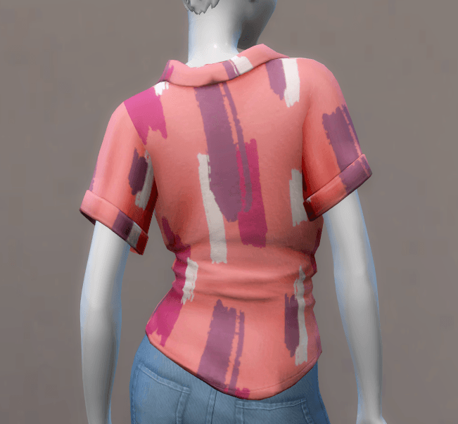 Knotted Shirt Patterns part 1 - Gallery - The Sims 4 Create a Sim ...