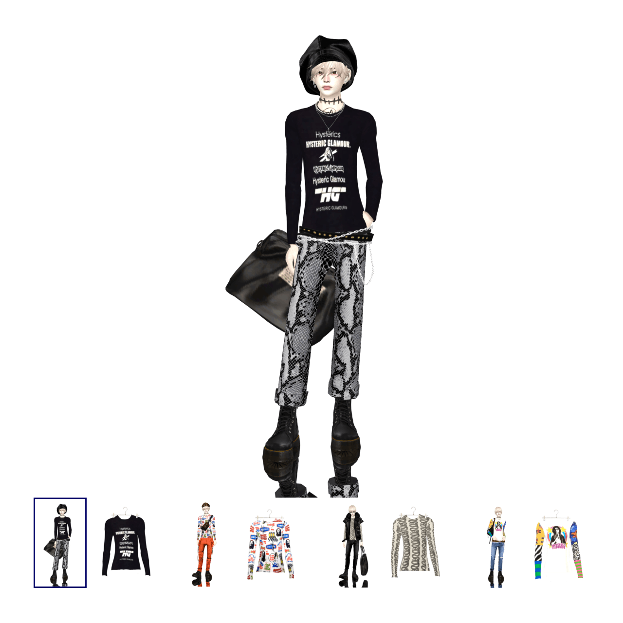 C / Male Y2K tops 4color - Gallery - The Sims 4 Create a Sim - CurseForge