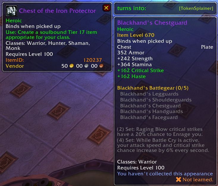 TokenSplainer - World of Warcraft Addons - CurseForge