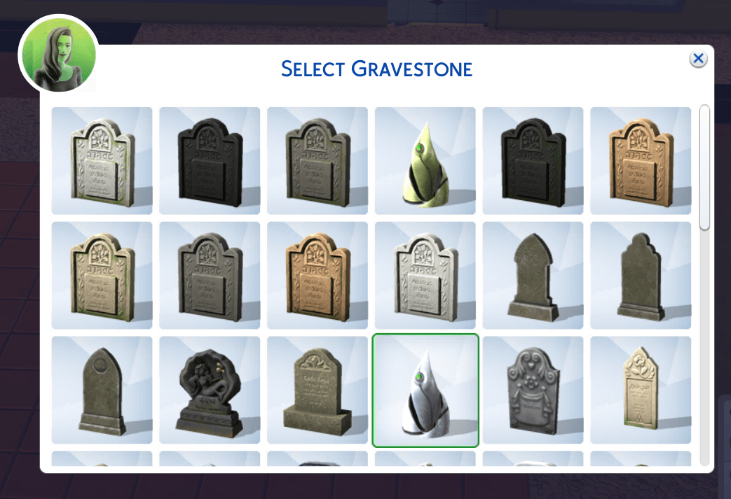 Expanded Gravestone and Urn Selection Mod - Gallery - The Sims 4 Mods ...
