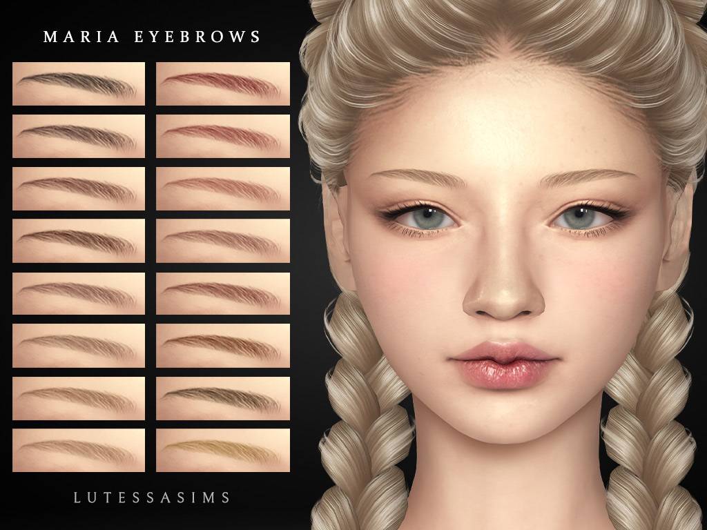 Maria Eyebrows - The Sims 4 Create a Sim - CurseForge