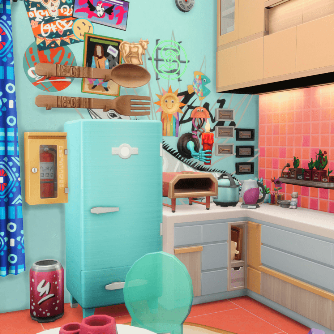 Kitsch Apartment | 17 Culpepper House - Gallery - The Sims 4 Rooms ...