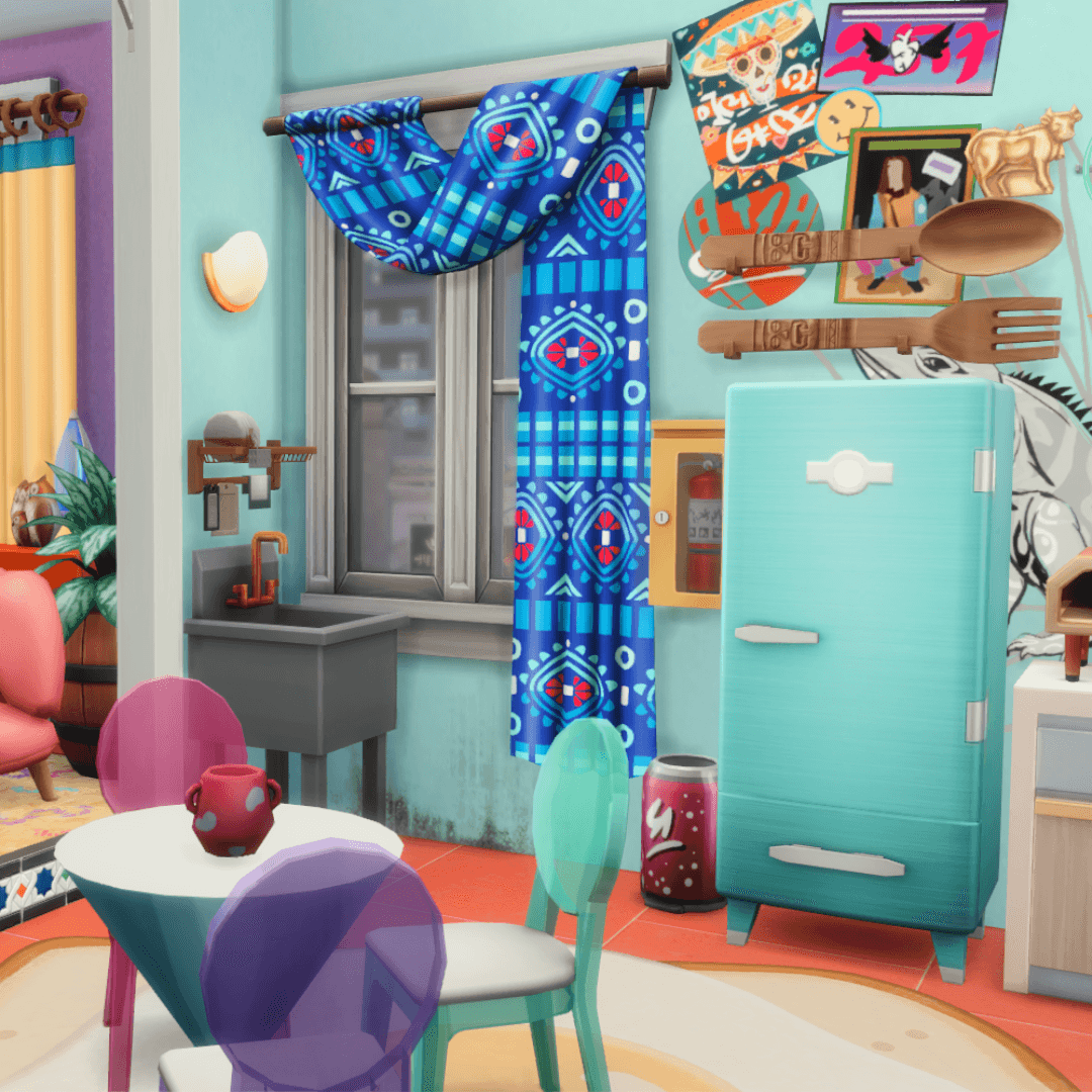 Kitsch Apartment | 17 Culpepper House - Gallery - The Sims 4 Rooms ...