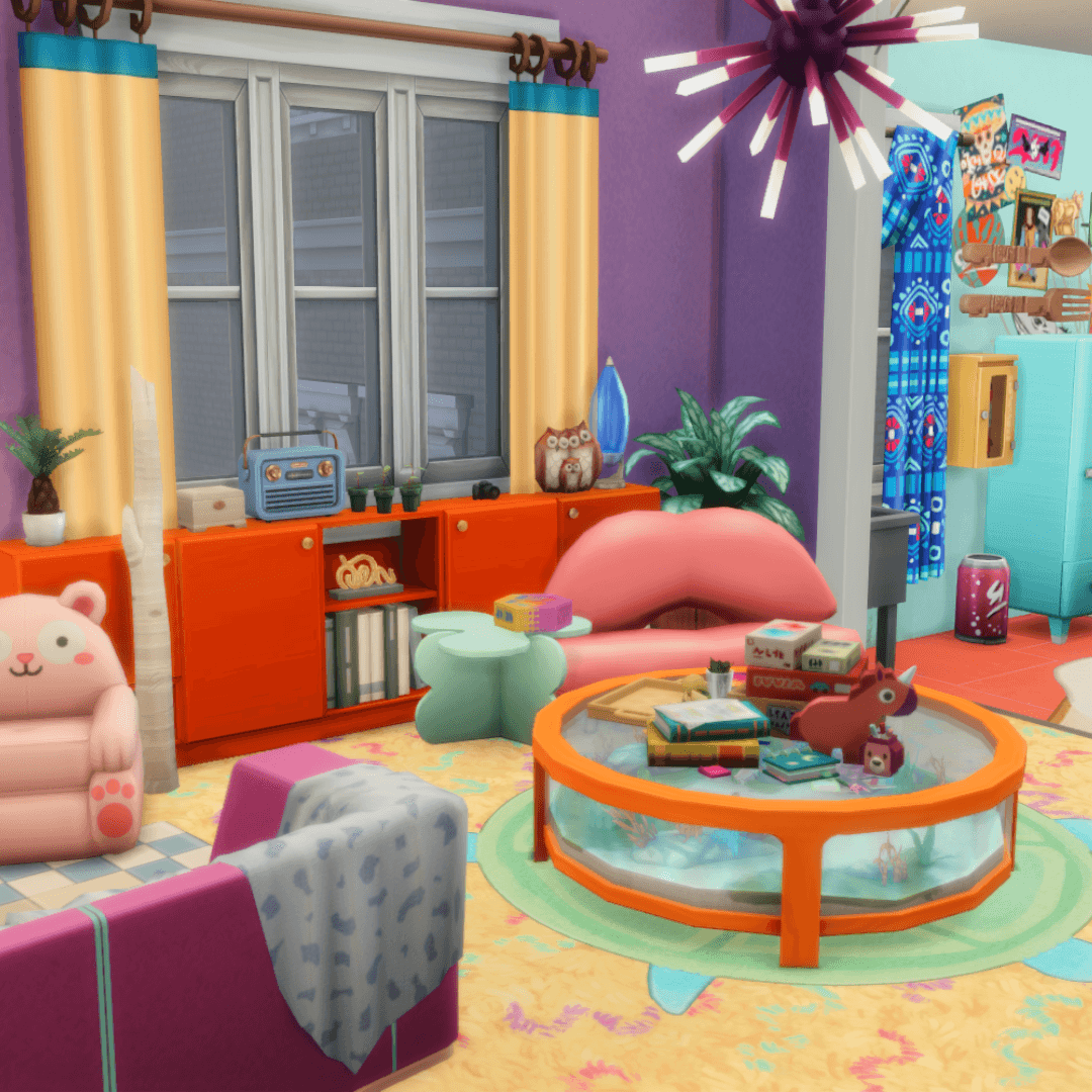 Kitsch Apartment | 17 Culpepper House - Gallery - The Sims 4 Rooms ...