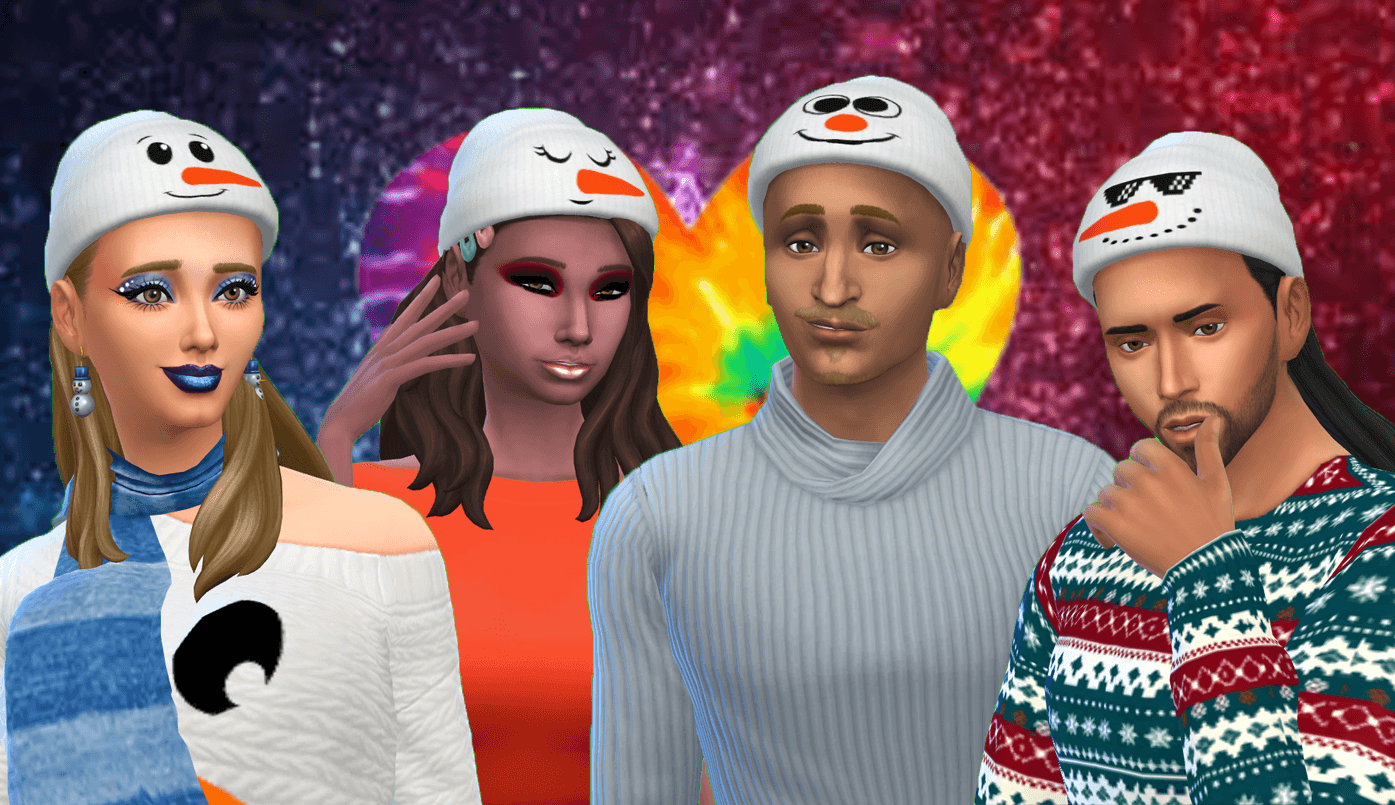 Adult Snowman Beanie - Gallery - The Sims 4 Create a Sim - CurseForge