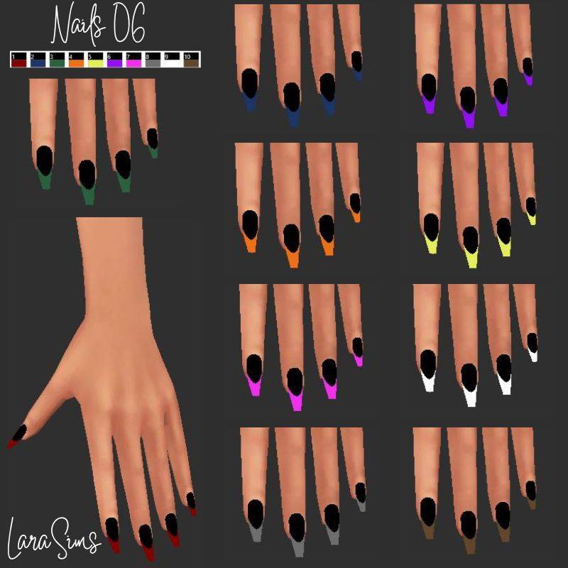 NAILS 06 - Gallery - The Sims 4 Create a Sim - CurseForge