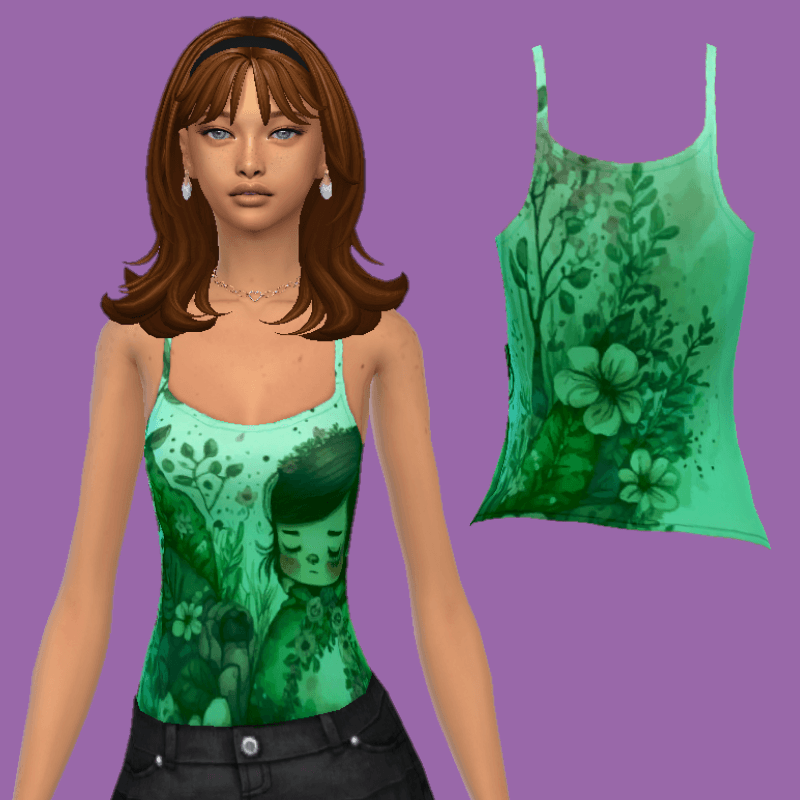 Teen Sleeping Child Tank Top - Gallery - The Sims 4 Create a Sim ...