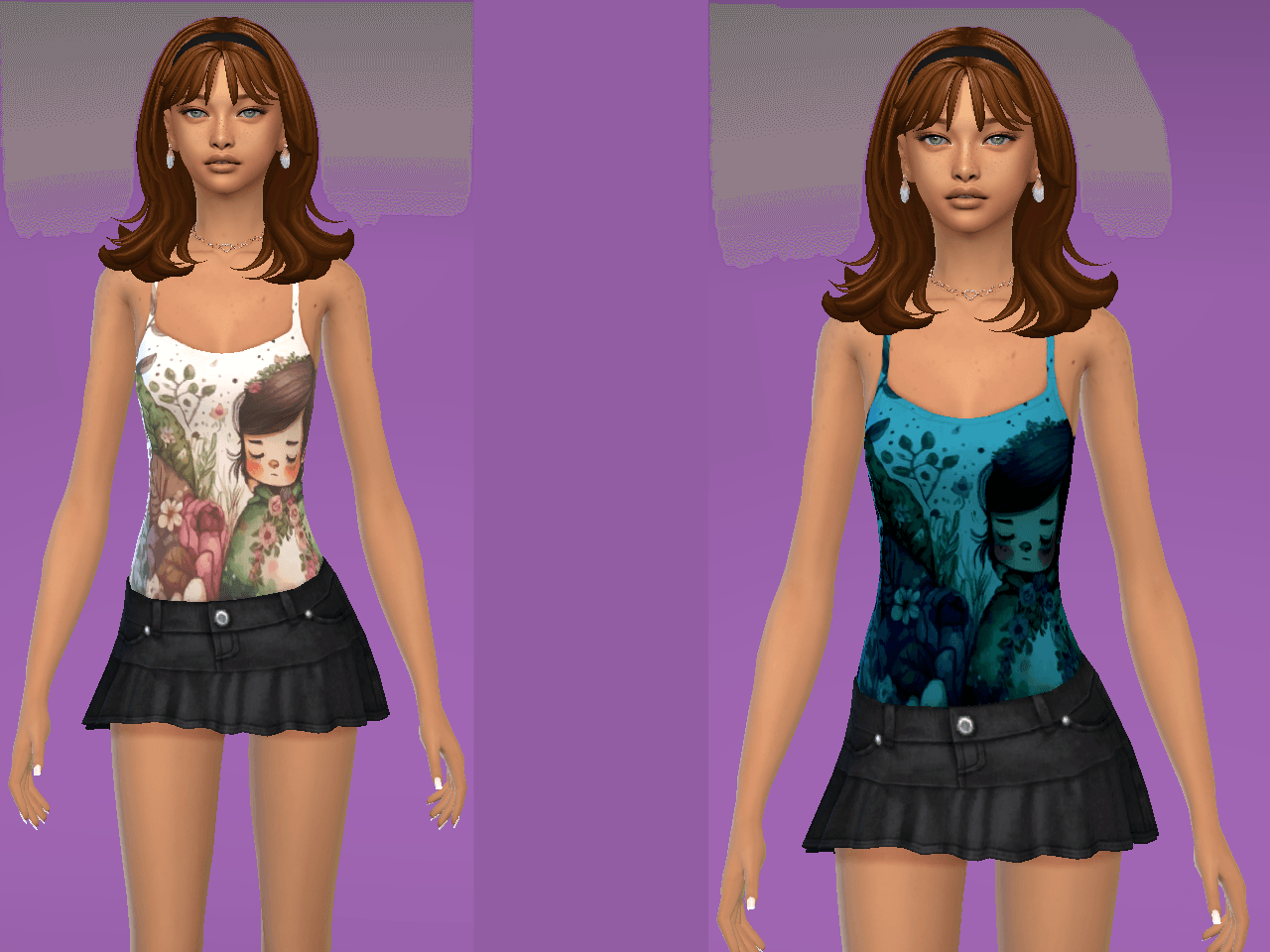 Teen Sleeping Child Tank Top - Gallery - The Sims 4 Create a Sim ...