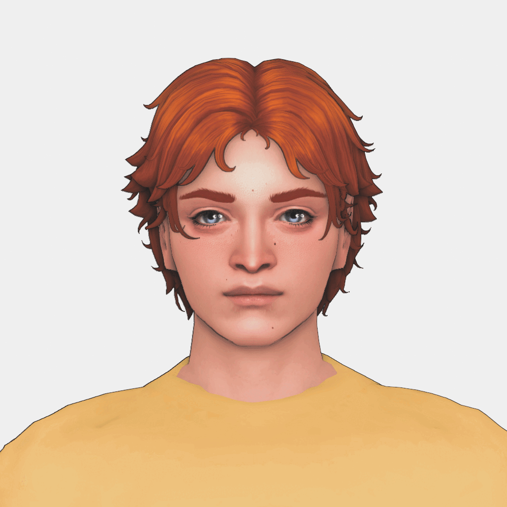 Luca Hair [JOSH JO_SE_OH] - The Sims 4 Create a Sim - CurseForge