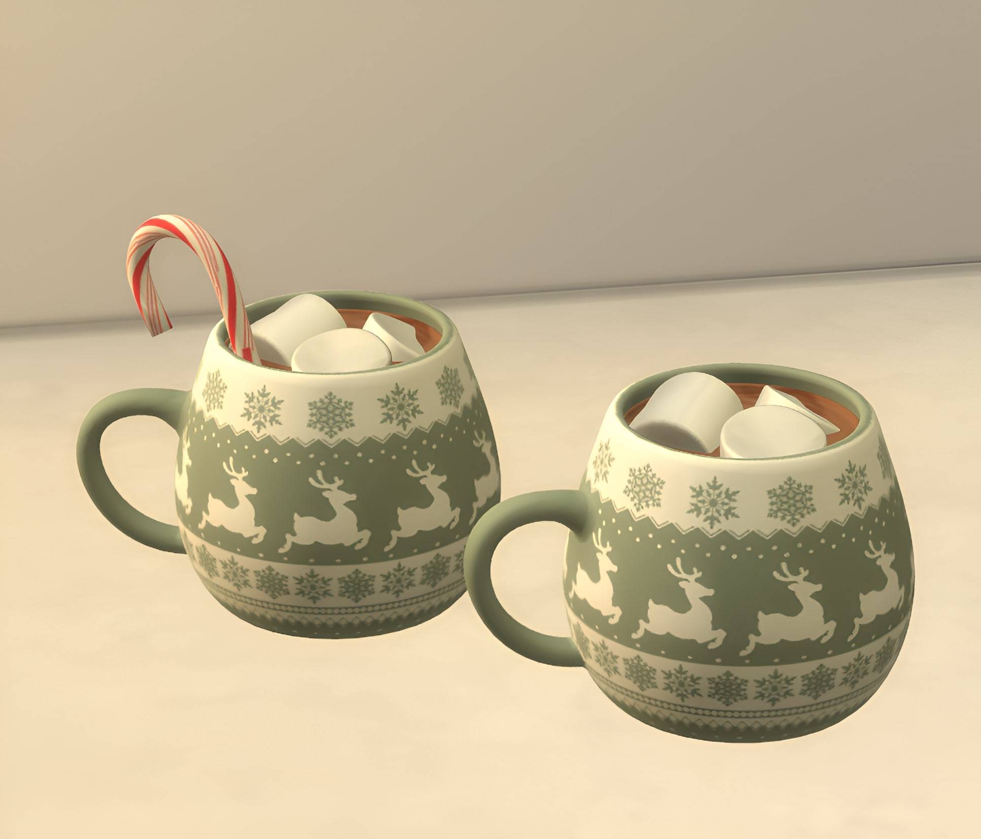 Hot chocolate in xmas mug - set - The Sims 4 Build / Buy - CurseForge