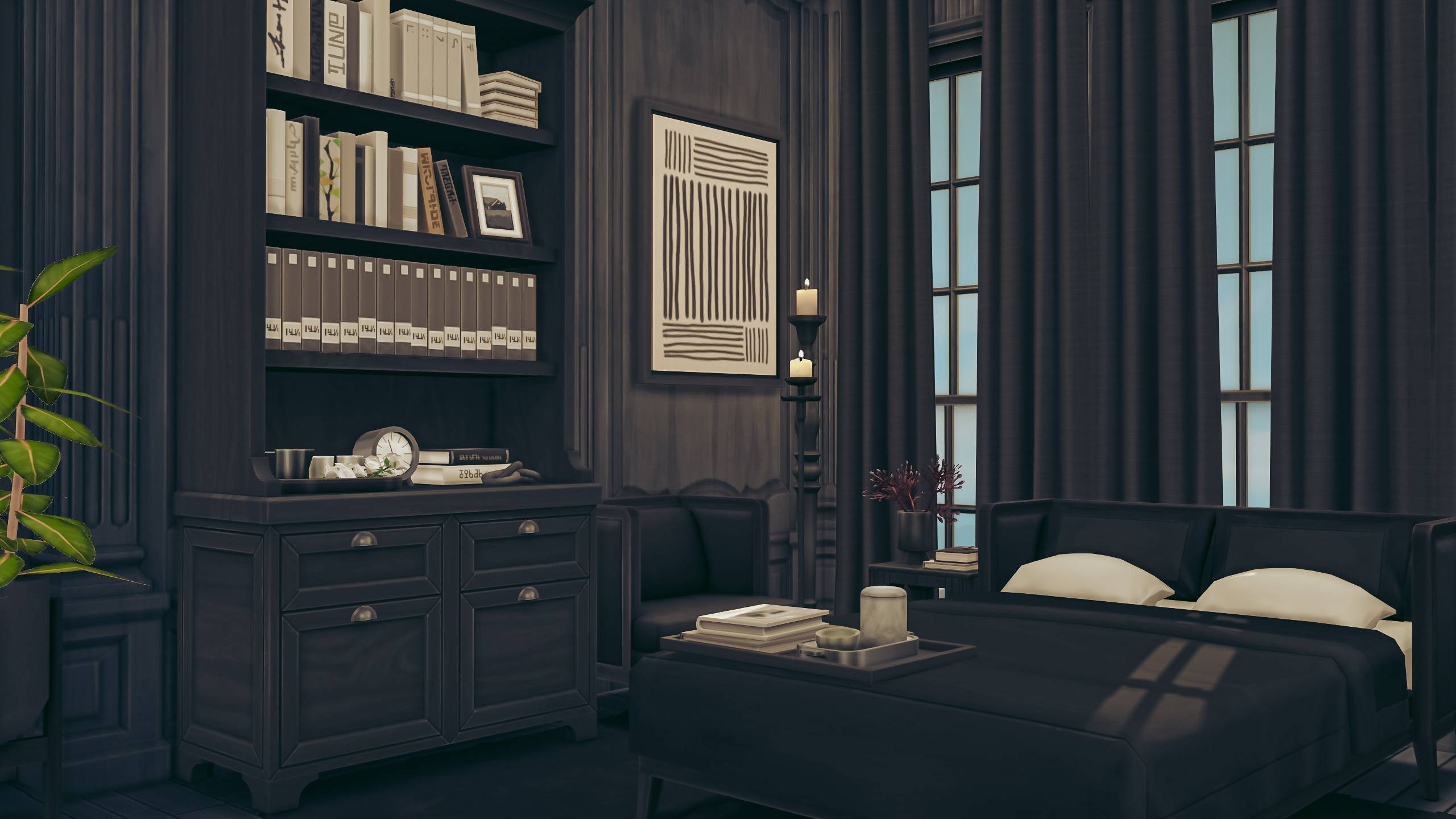 Elegant Dark Apartment - Gallery - The Sims 4 Rooms / Lots - CurseForge
