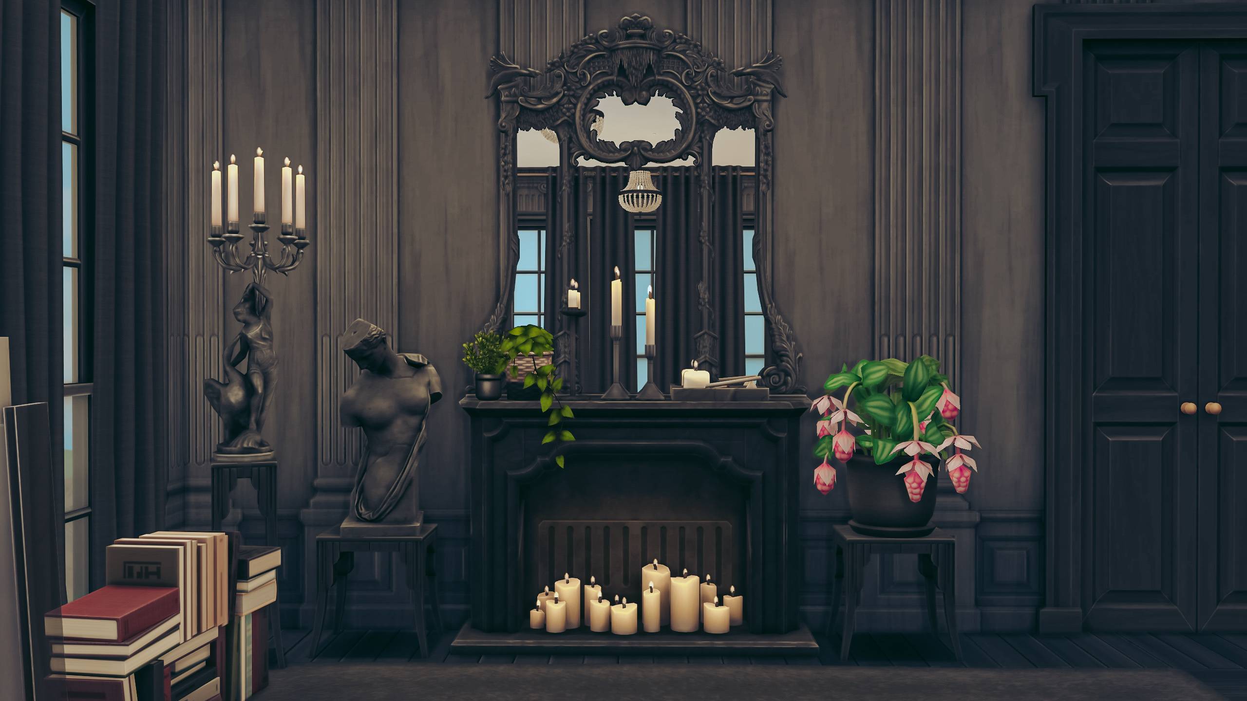 Elegant Dark Apartment - Gallery - The Sims 4 Rooms / Lots - CurseForge