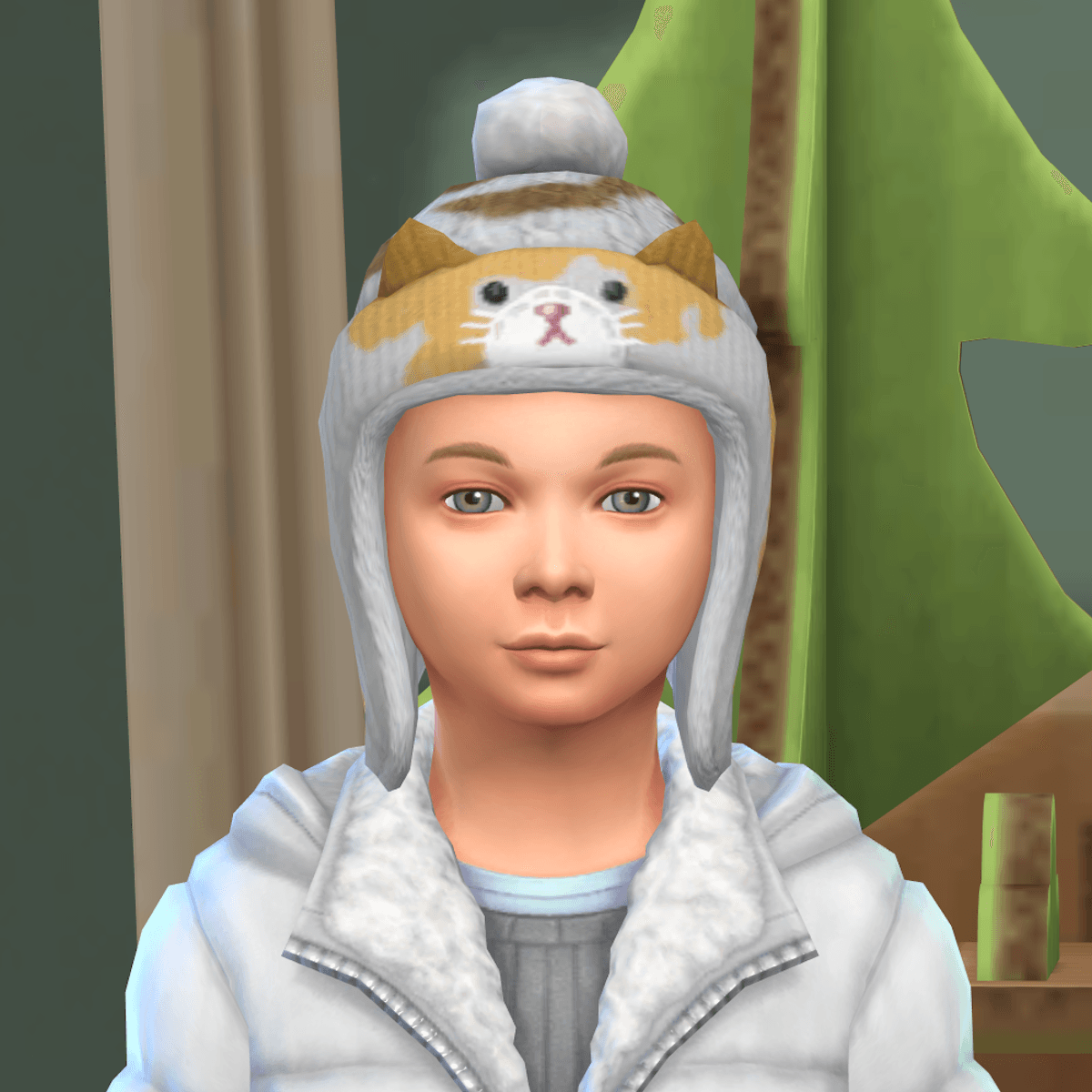 Childrens Cat Winter Hat - Gallery - The Sims 4 Create a Sim - CurseForge