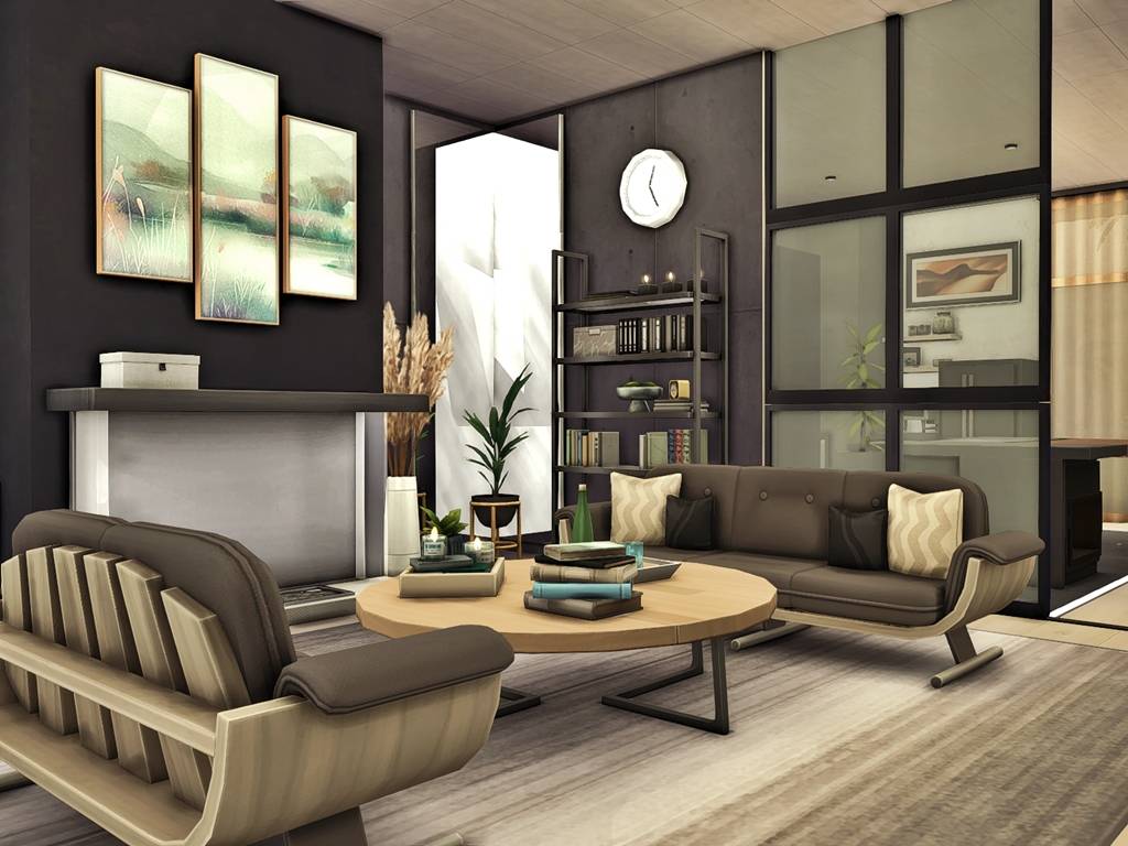Modern Design - Living Room 1 - Gallery - The Sims 4 Rooms / Lots ...