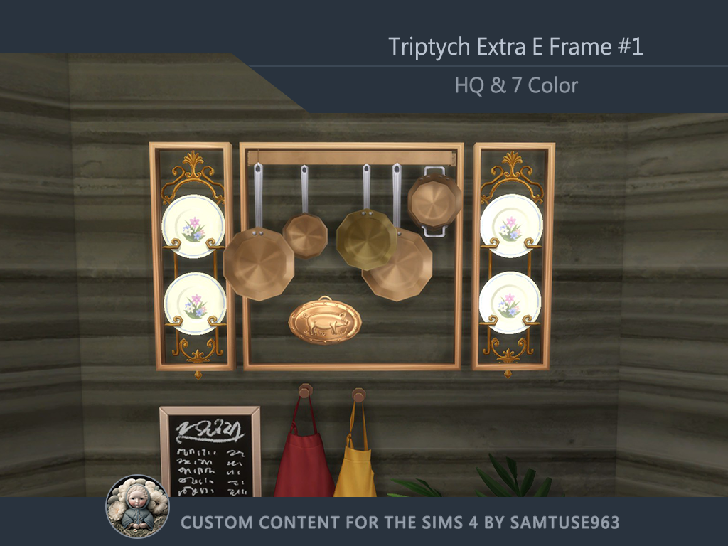 HQ Triptych Extra E Frame #1 Samtuse963 - The Sims 4 Build / Buy - CurseForge