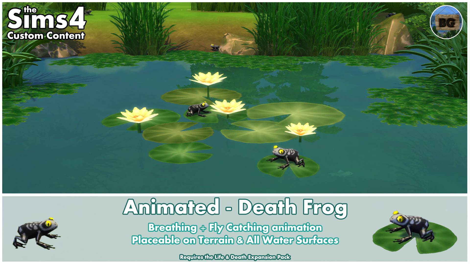 Animated Death Frog ~ Animal ~ Pet - The Sims 4 Build / Buy - CurseForge
