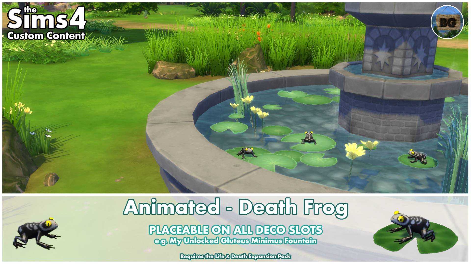 Animated Death Frog ~ Animal ~ Pet - Gallery - The Sims 4 Build / Buy ...