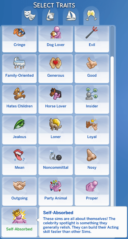 Better Self-Absorbed Trait - The Sims 4 Mods - CurseForge