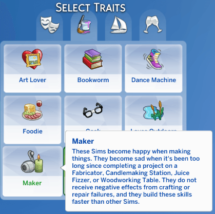 Better Maker Trait - The Sims 4 Mods - CurseForge