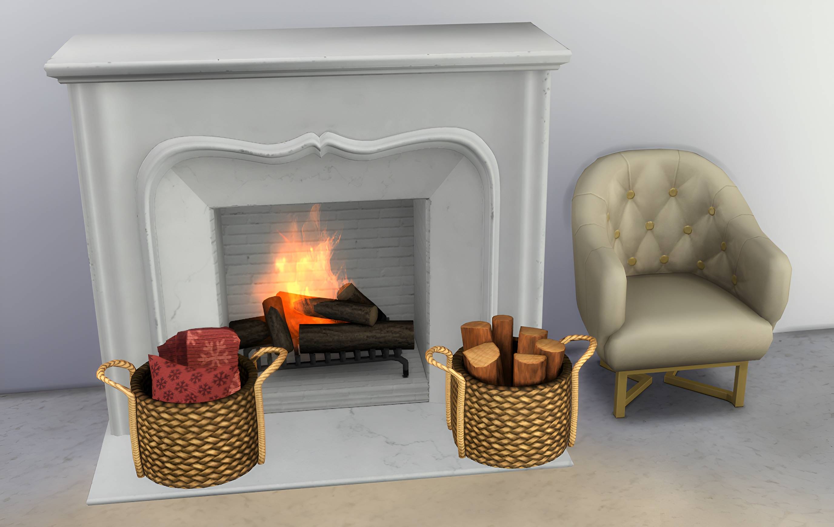 Cozy baskets - set - Gallery - The Sims 4 Build / Buy - CurseForge