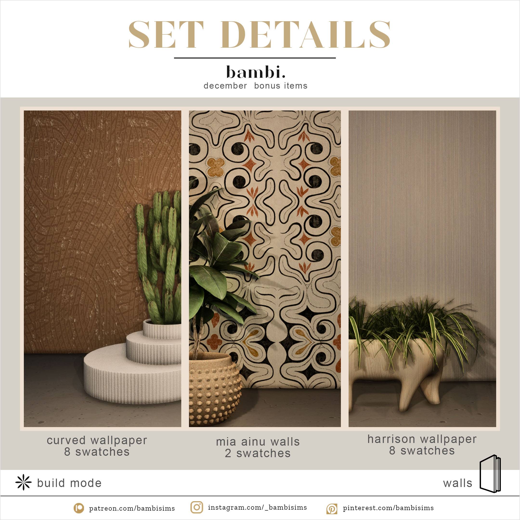HQ Wall collection (December 2024) - Gallery - The Sims 4 Build / Buy ...