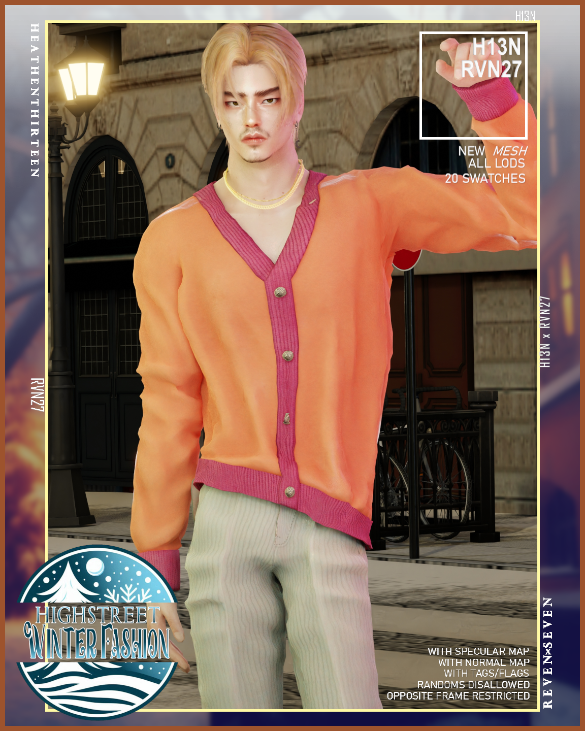 Deep VNeck Button Up Cardigan Sweater at The Sims 4 Nexus - Mods and ...