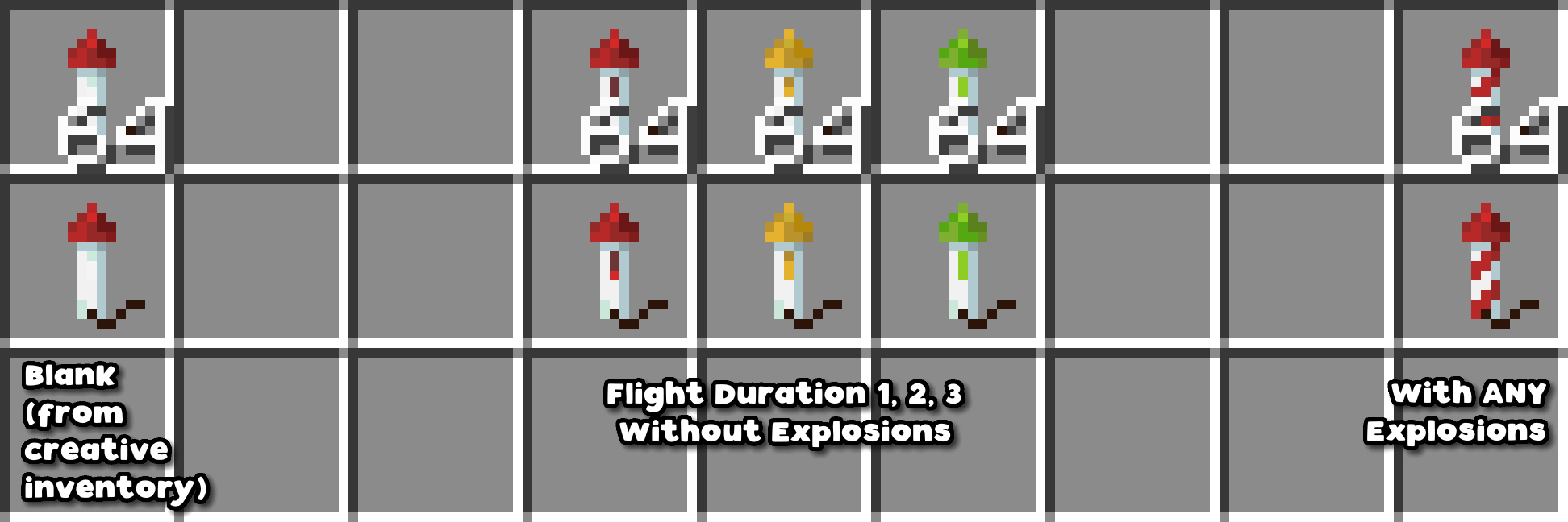 Firework Rocket Colors - Gallery - Minecraft Resource Packs - CurseForge