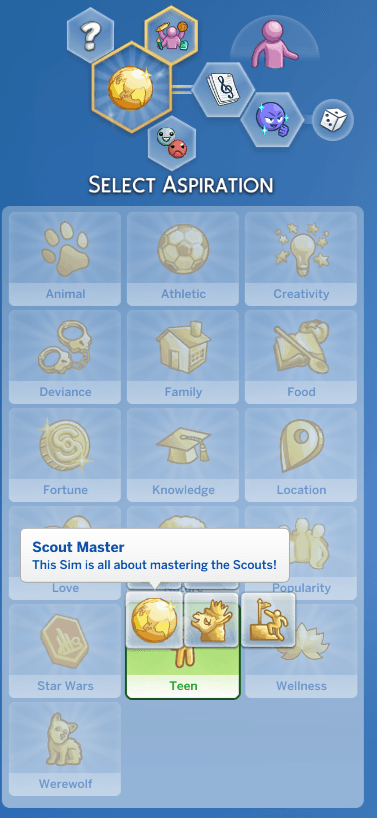Scout Master Teen Aspiration - The Sims 4 Mods - CurseForge