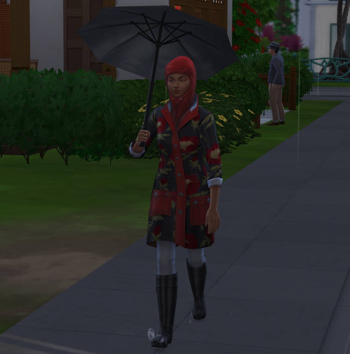Walkby Rain Fix - Situation Outfits Begone! - Gallery - The Sims 4 Mods ...