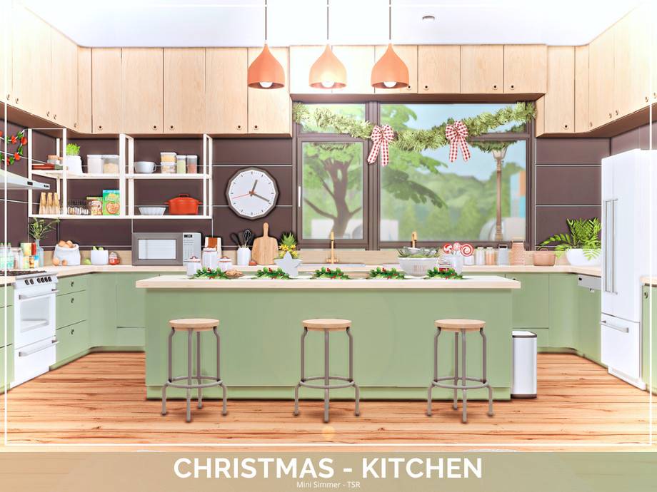Christmas Kitchen - Gallery - The Sims 4 Rooms / Lots - CurseForge