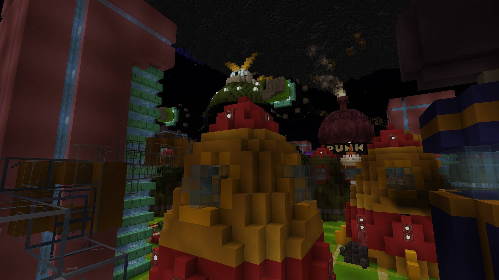 One Piece Egghead Island base - Gallery - Minecraft Worlds - CurseForge