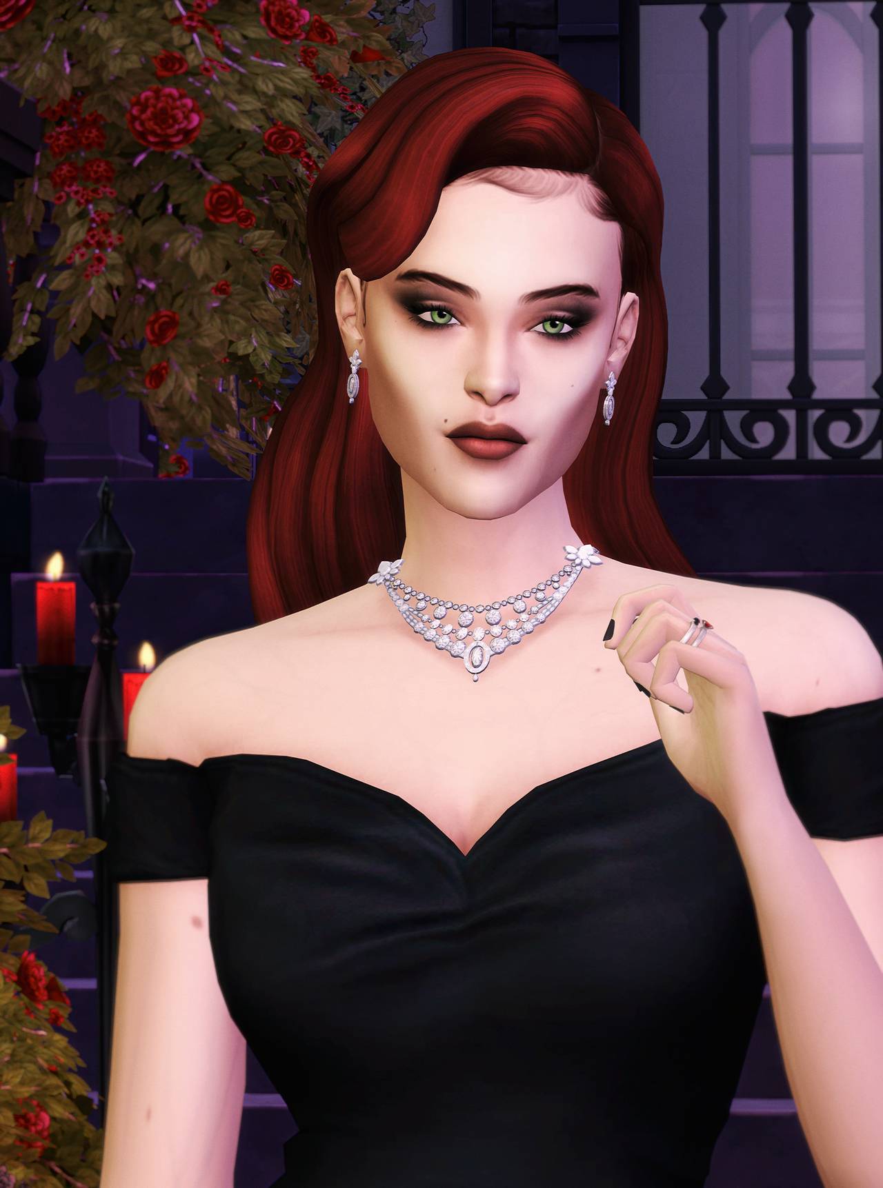 Countess of Darkness - Raven Hair - The Sims 4 Create a Sim - CurseForge
