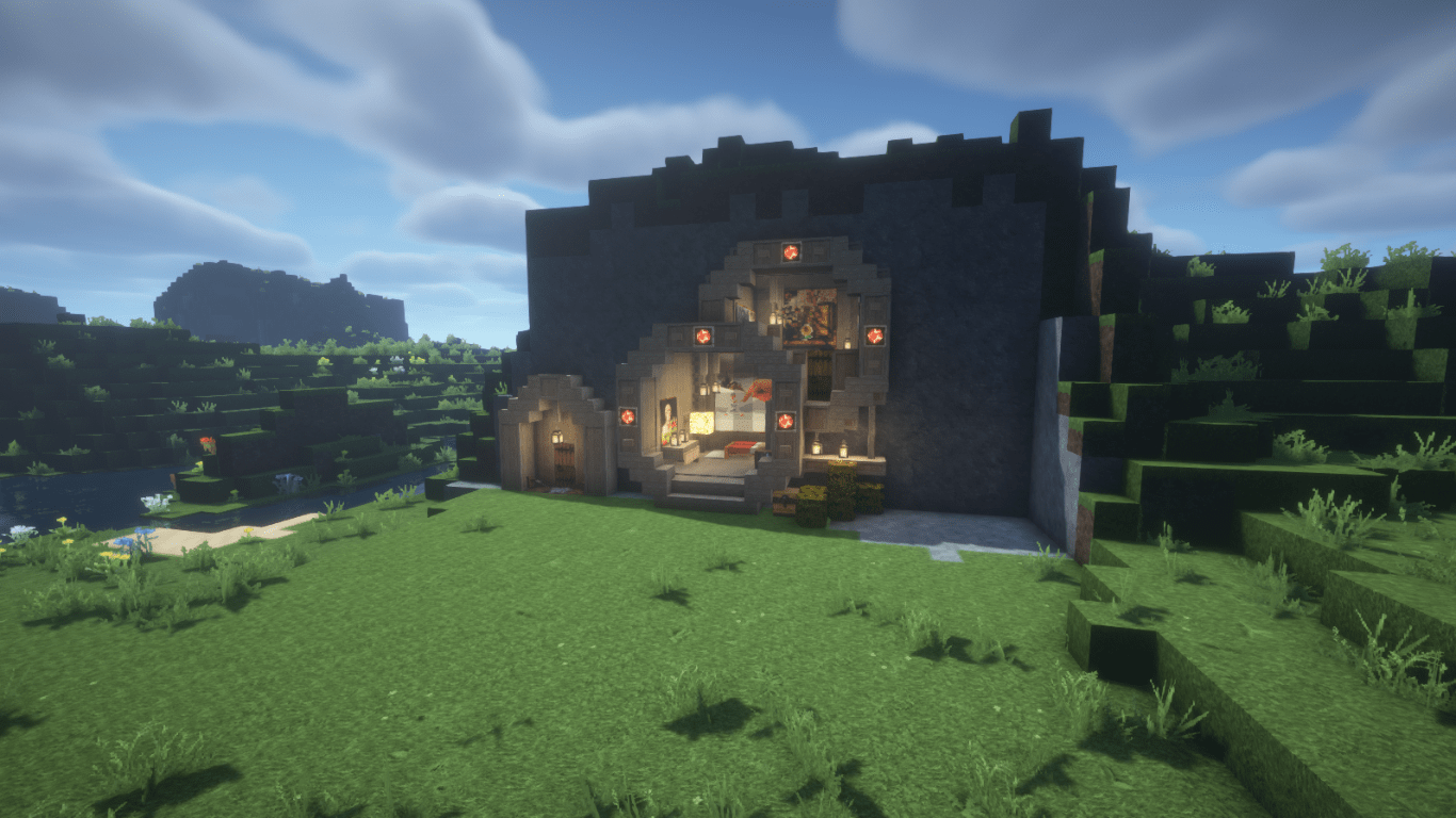Mountain Side House - Gallery - Minecraft Worlds - CurseForge