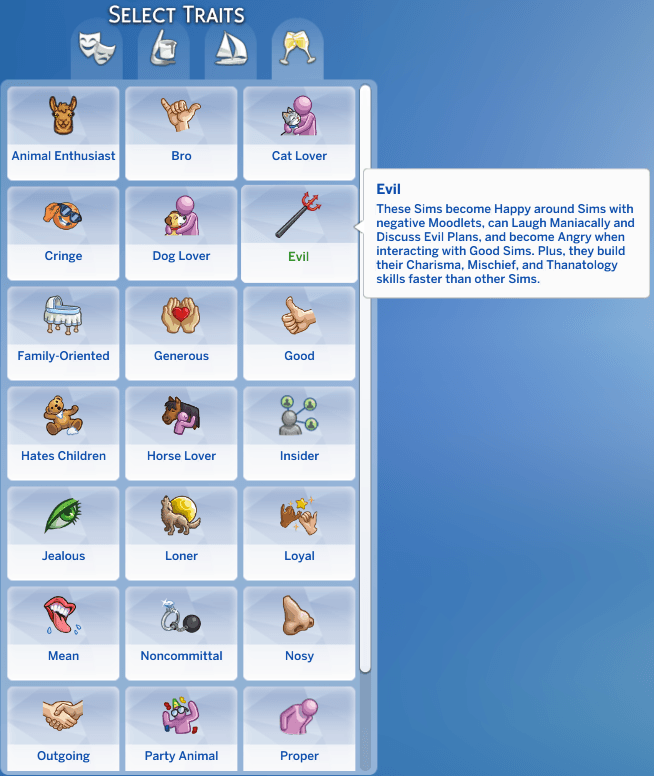 Better Evil Trait - The Sims 4 Mods - CurseForge