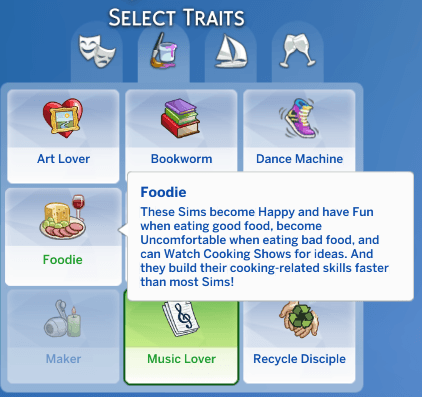 Better Foodie Trait - The Sims 4 Mods - CurseForge