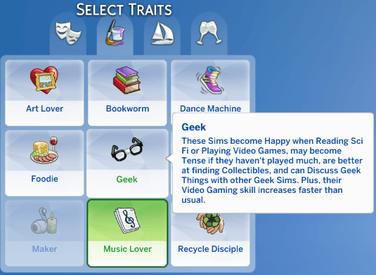 Better Geek Trait - The Sims 4 Mods - CurseForge