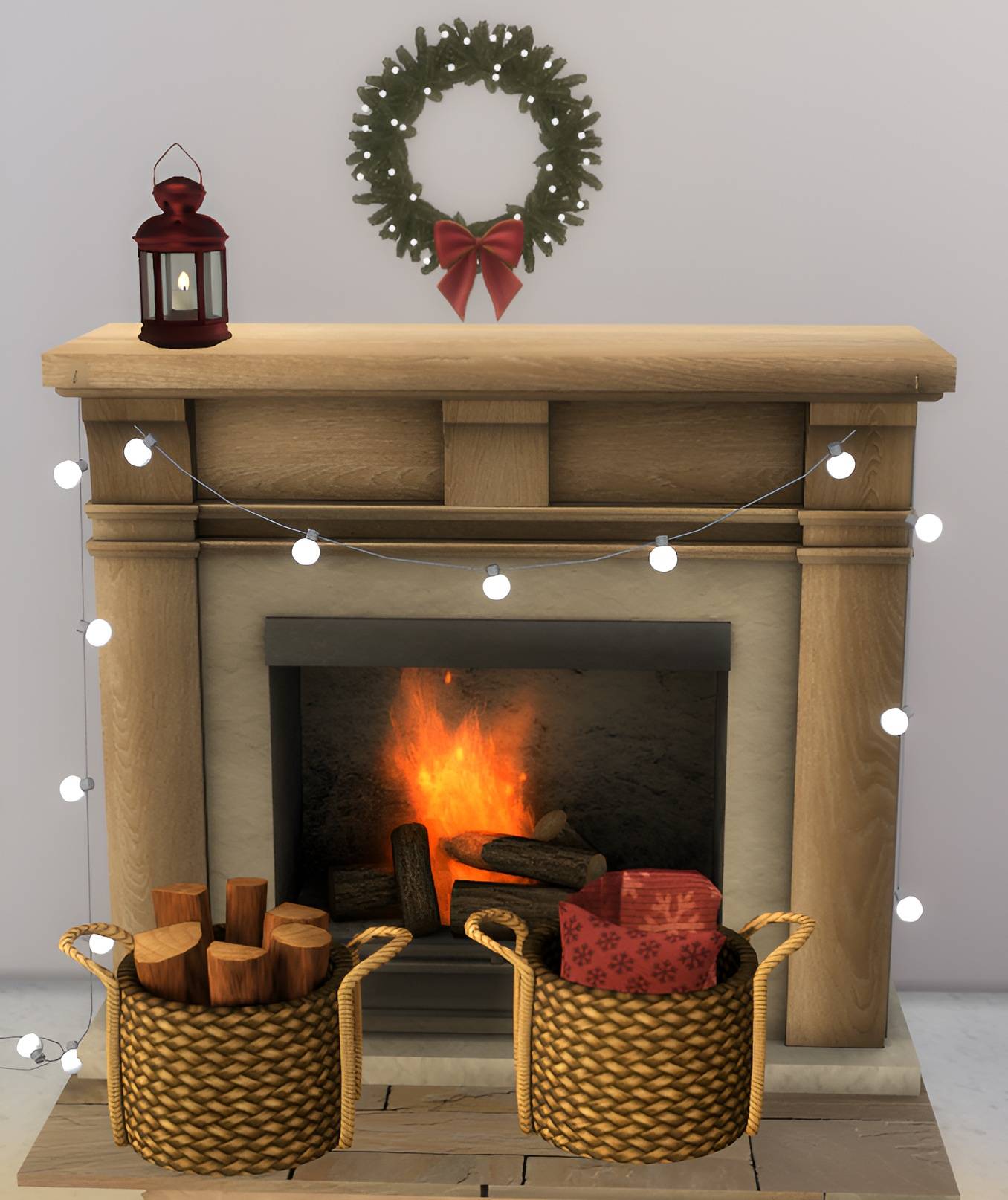 Xmas lantern - set - The Sims 4 Build / Buy - CurseForge