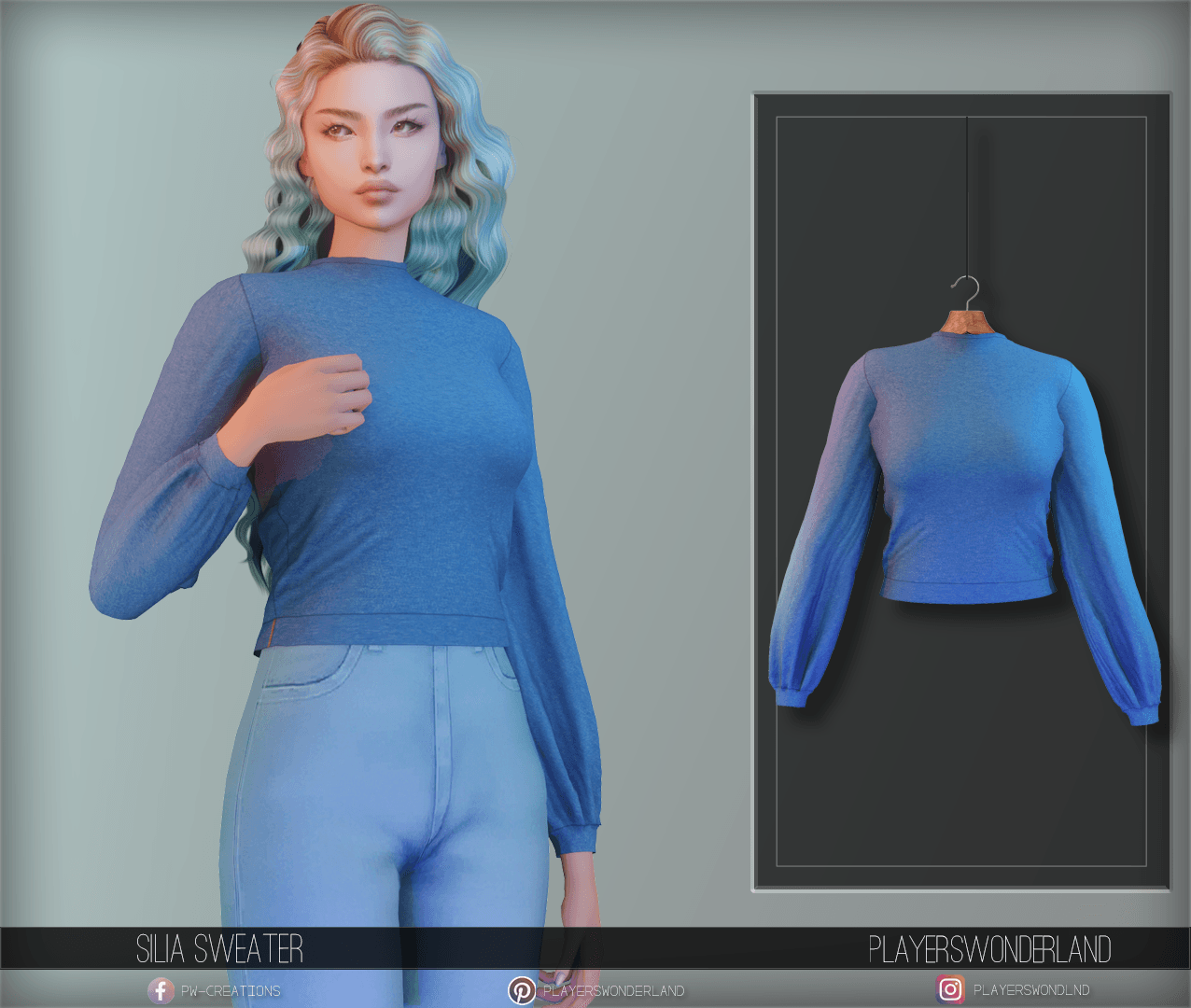 Silia Sweater - Gallery - The Sims 4 Create a Sim - CurseForge