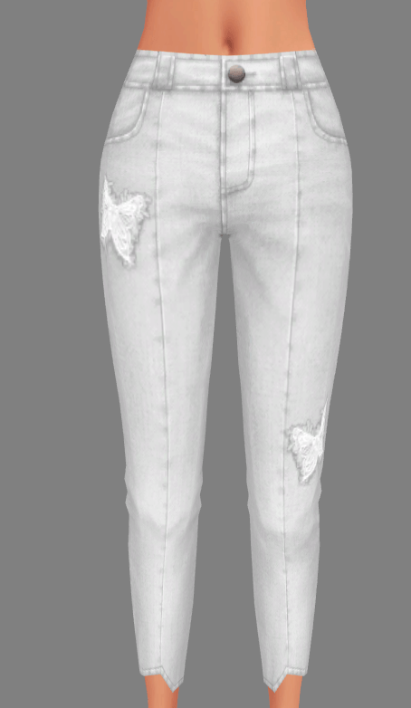 Sidhe Butterfly Jeans - Gallery - The Sims 4 Create a Sim - CurseForge