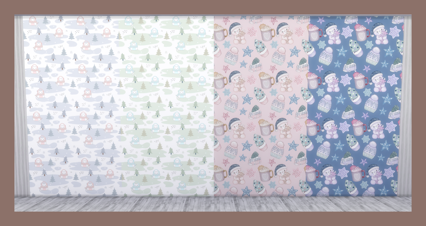 Wonderful Winter Wallpaper for Children - Gallery - The Sims 4 Build ...